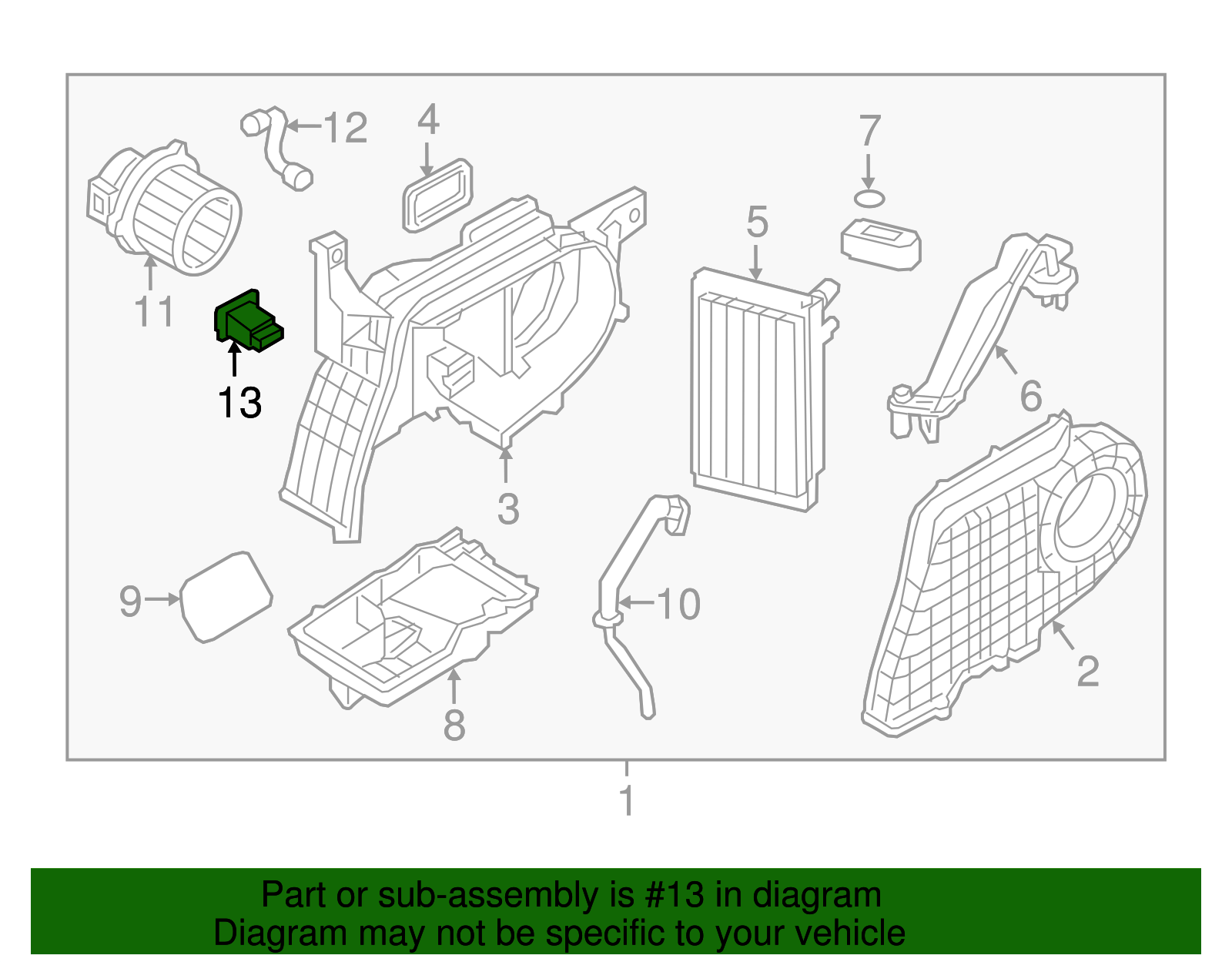 2014-2020 Kia Blower Motor Resistor 97235-3XAA0 | OEM Parts Online