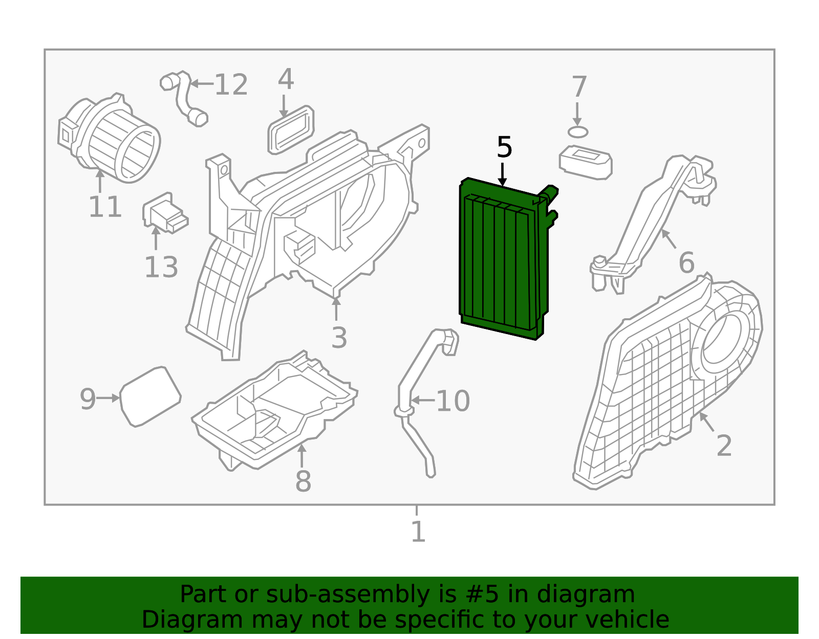 97927-1U000 - Evaporator Core 2011-2020 Kia Sorento | Kia.Parts Store