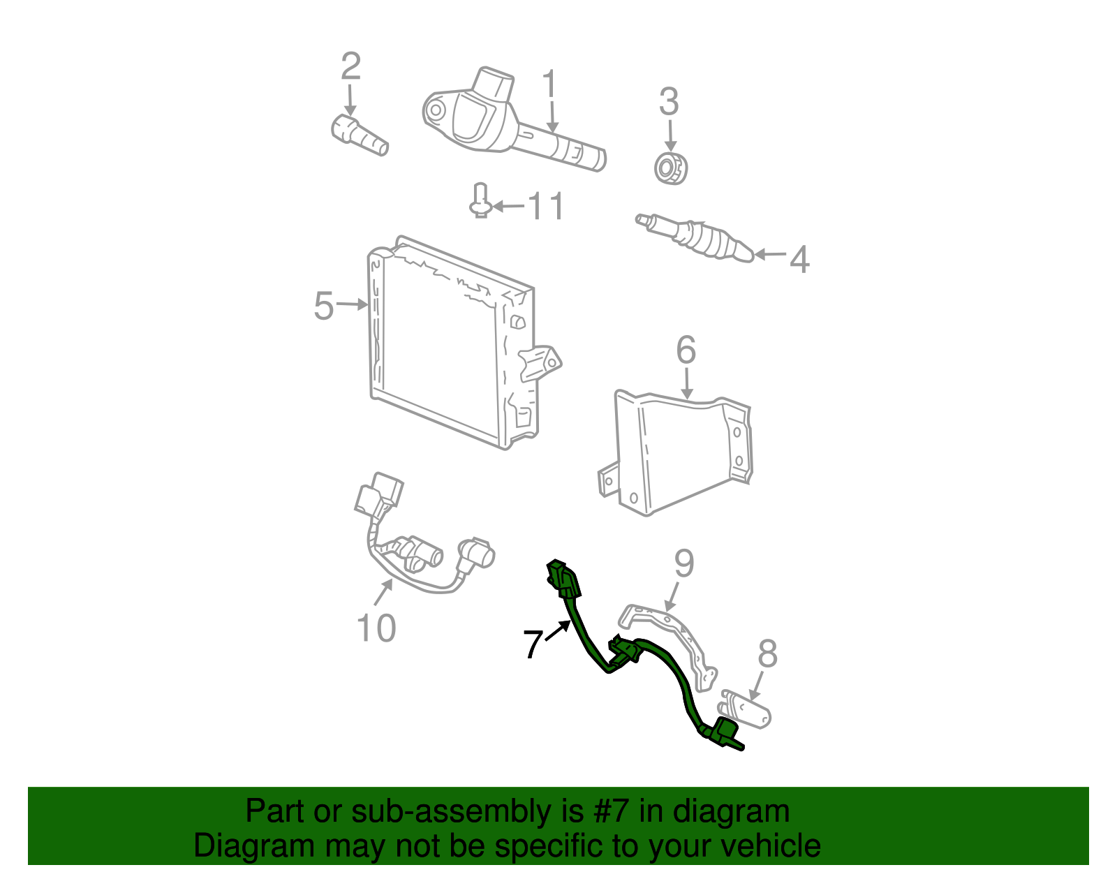 37500-RCA-A01 - Crankshaft Position Sensor 2003-2010 Honda | Honda ...