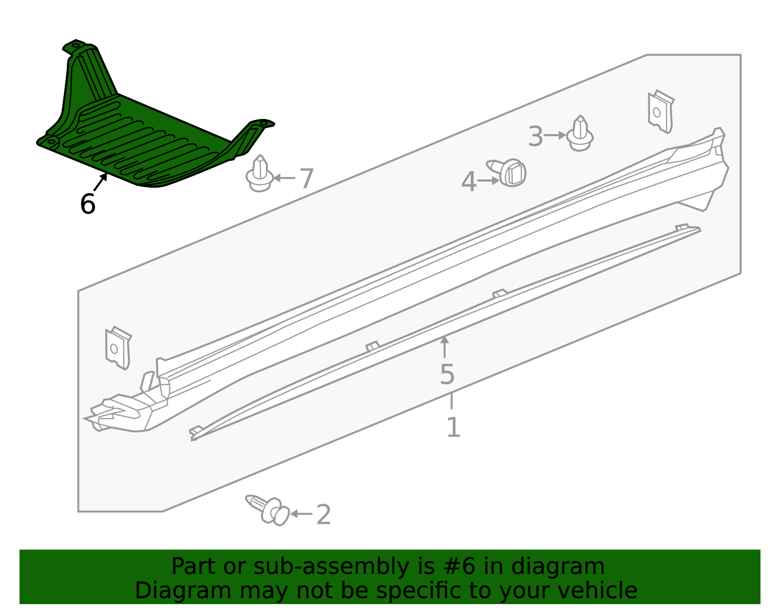 2014-2020 Acura MDX Floor Pan Splash Shield 74114-TZ5-A00 | OEM Parts ...