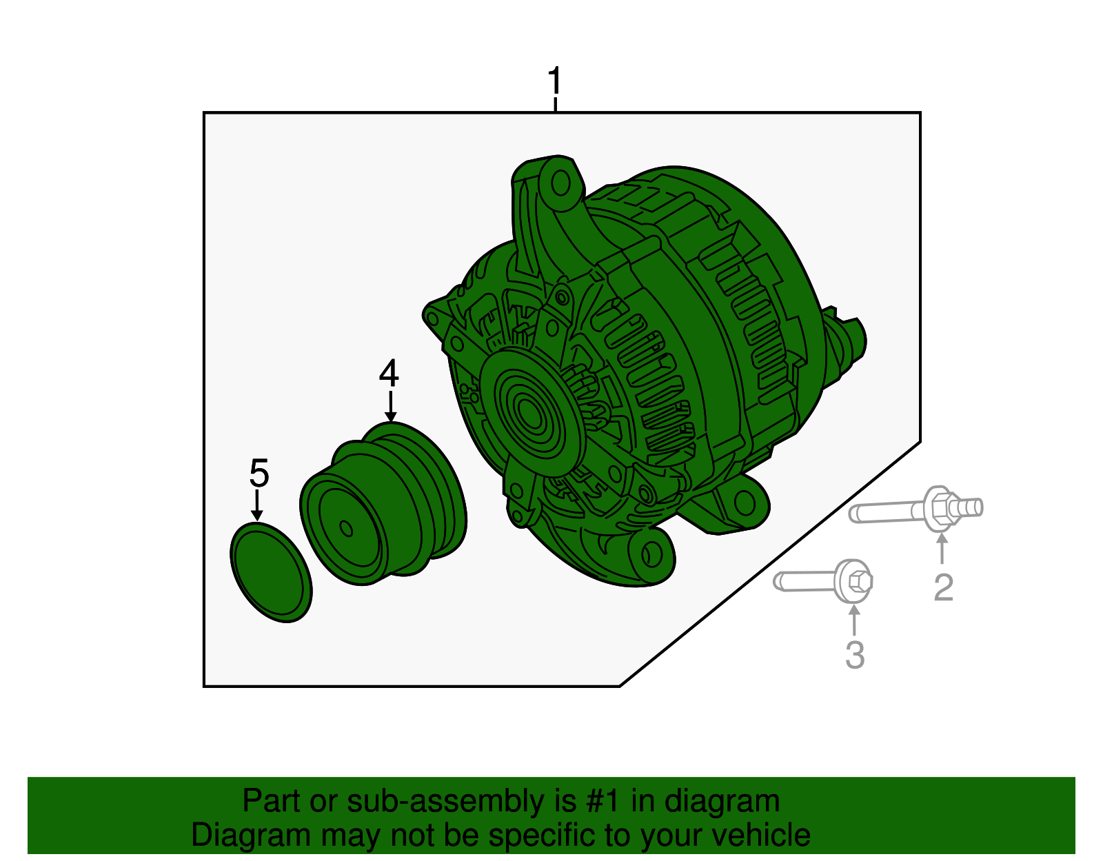 2011-2019 Ford Alternator GB5Z-10346-C | Blue Springs Ford Parts