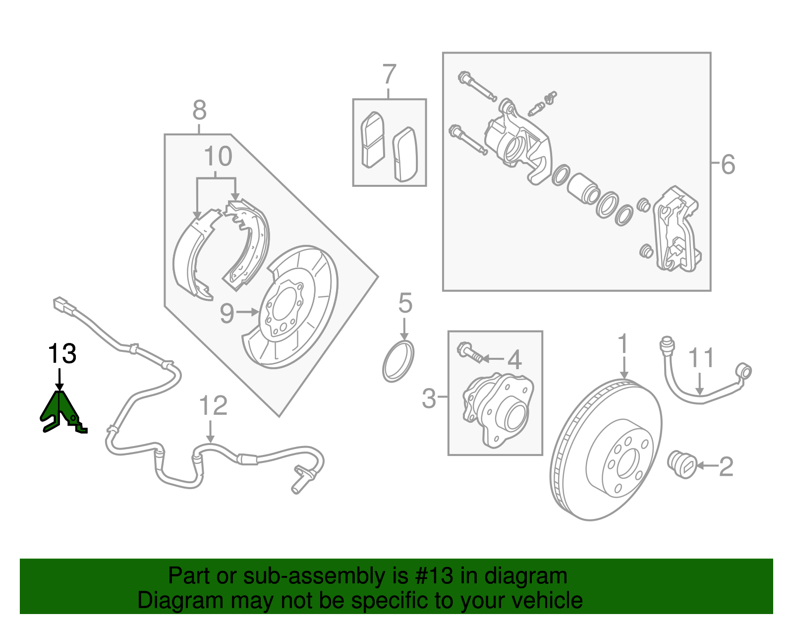 2016-2023 Nissan Maxima ABS Sensor Bracket 47961-3TA1A | Nissan Parts ...