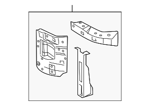 HC2Z-16153-B - Radiator Support Side Panel 2008-2025 Ford | Online Ford ...