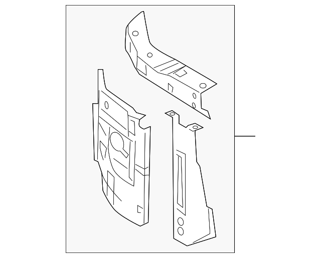 2008-2025 Ford | Inner Support | 9C2Z-16152-A | Walls' Ford Parts