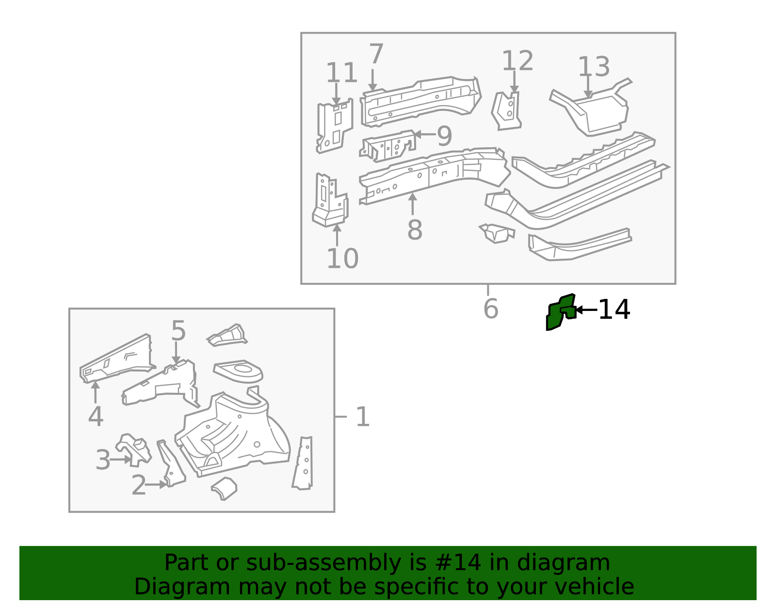 51402-0R010 - Engine Mount Bracket - OEM Genuine Toyota Parts