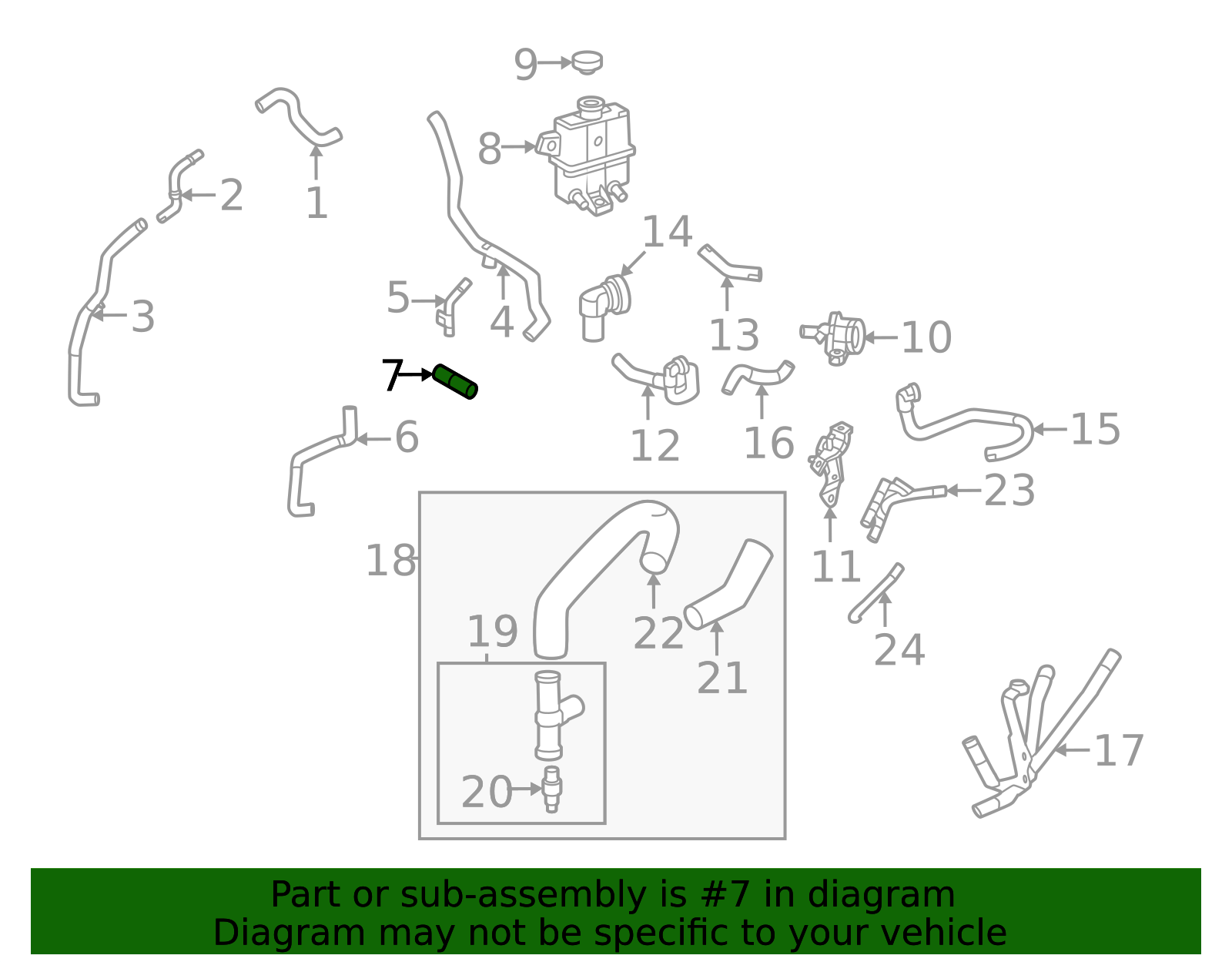 Drive Motor Inverter Coolant Line Adapter 16268-47040 | Toyota Parts Center