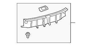 58387-12110-C0 - 2020-2024 Toyota Corolla - Rear Panel Trim | Toyota ...