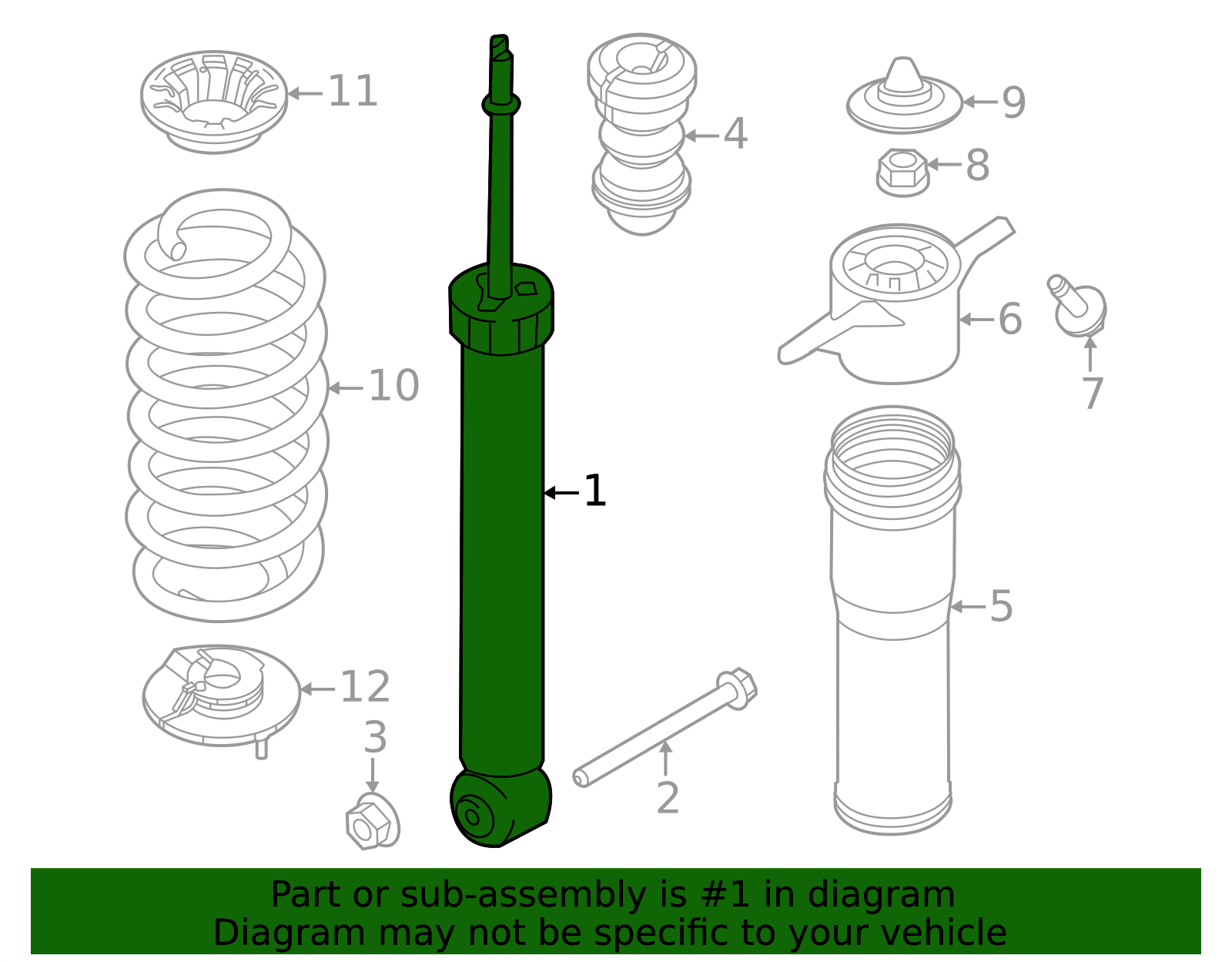 55307-AT600 - Suspension Shock Absorber 2023-2025 Kia Niro | Kia.Parts ...