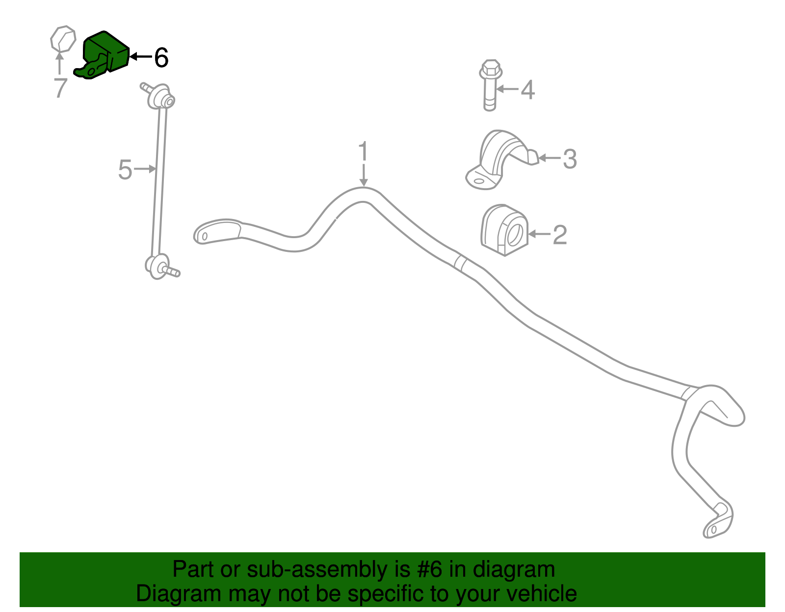KB7W-34-970 - Stabilizer Link Damper - 2017-2020 Mazda CX-5 | Mazda ...