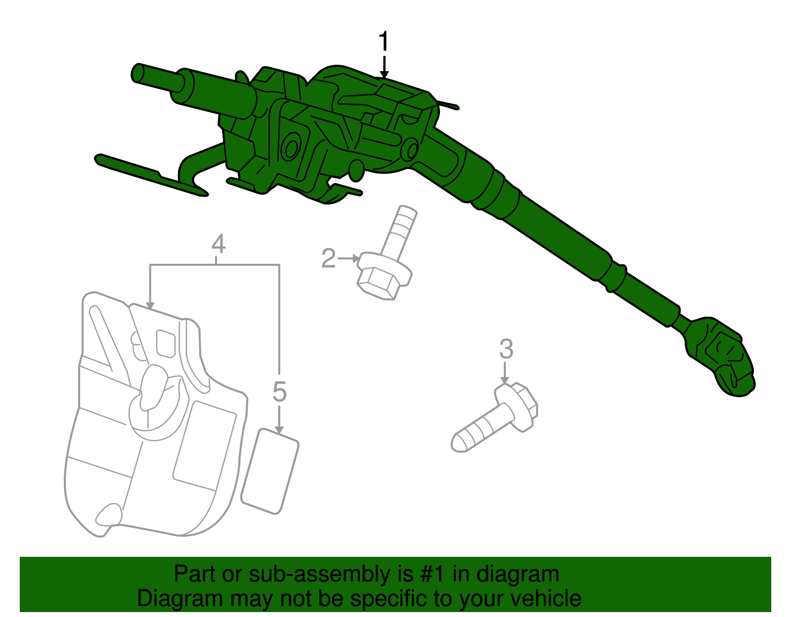 53200-SWA-A04 - Steering Column 2007-2011 Honda CR-V | Honda Parts Online