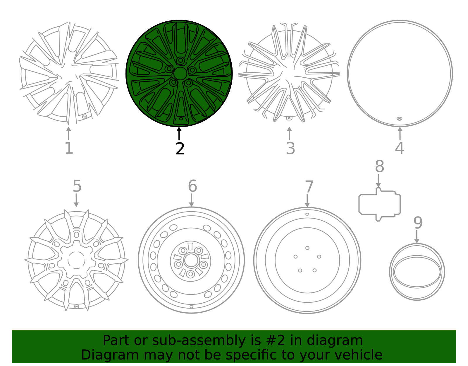 2021-2022 Toyota Camry - Wheel Disc 42611-06J00 | Sparks Parts