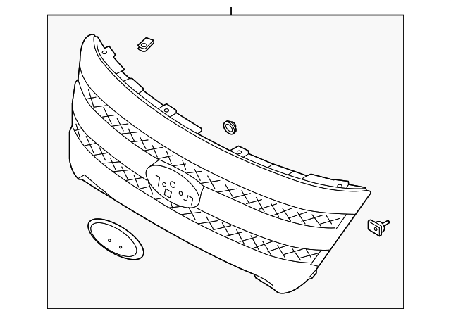2013-2015 Ford Explorer | Grille | DB5Z-8200-BA | Walls' Ford Parts