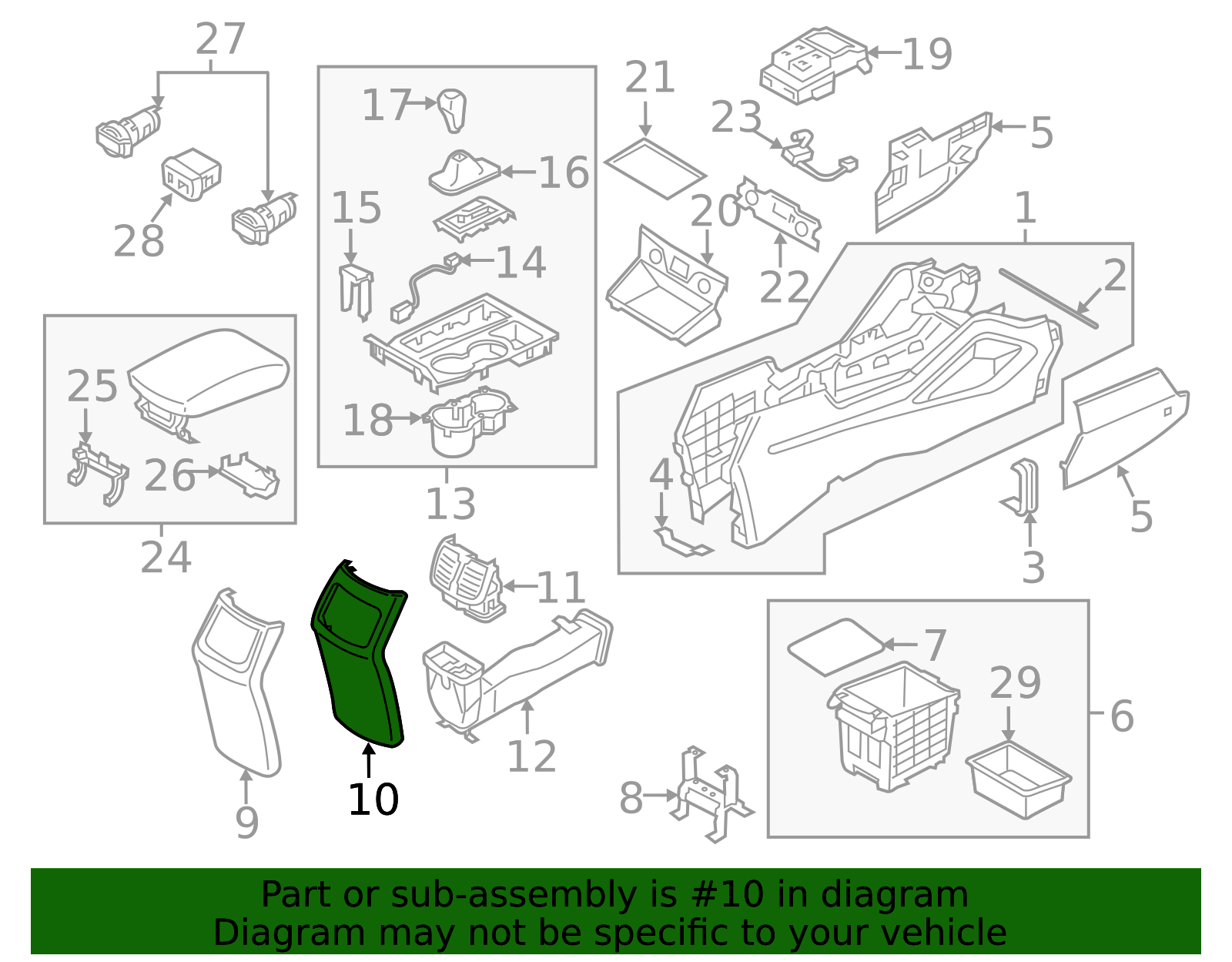 2016-2018 Hyundai Tucson Front Trim 84615-D3000-TRY | MotorMotor