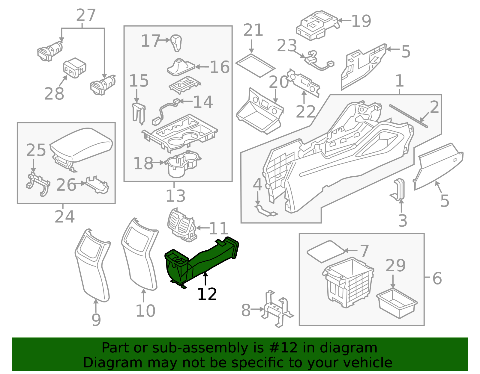2016-2018 Hyundai Tucson Instrument Panel Air Duct 97020-D3000 | OEM ...
