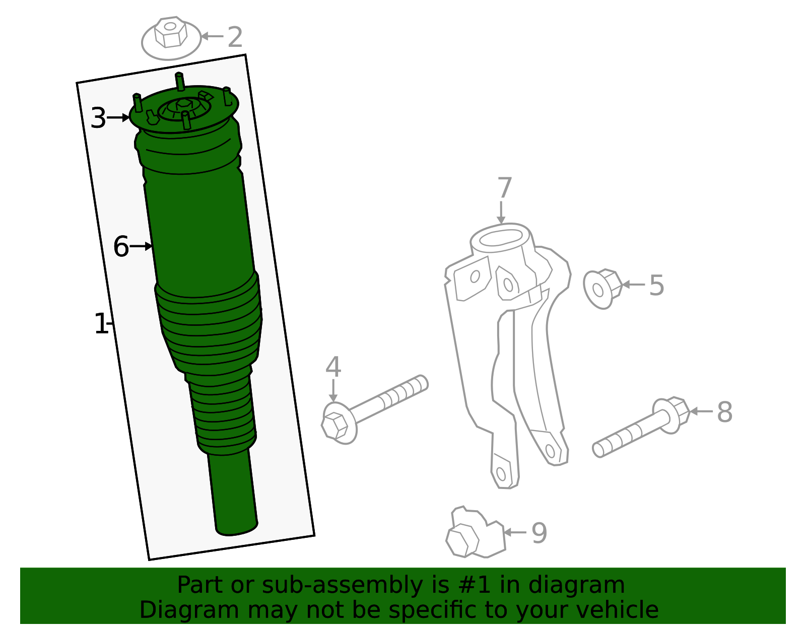 2020-2024 Land Rover Defender 110 Shock Absorber LR132754 | OEM Parts ...