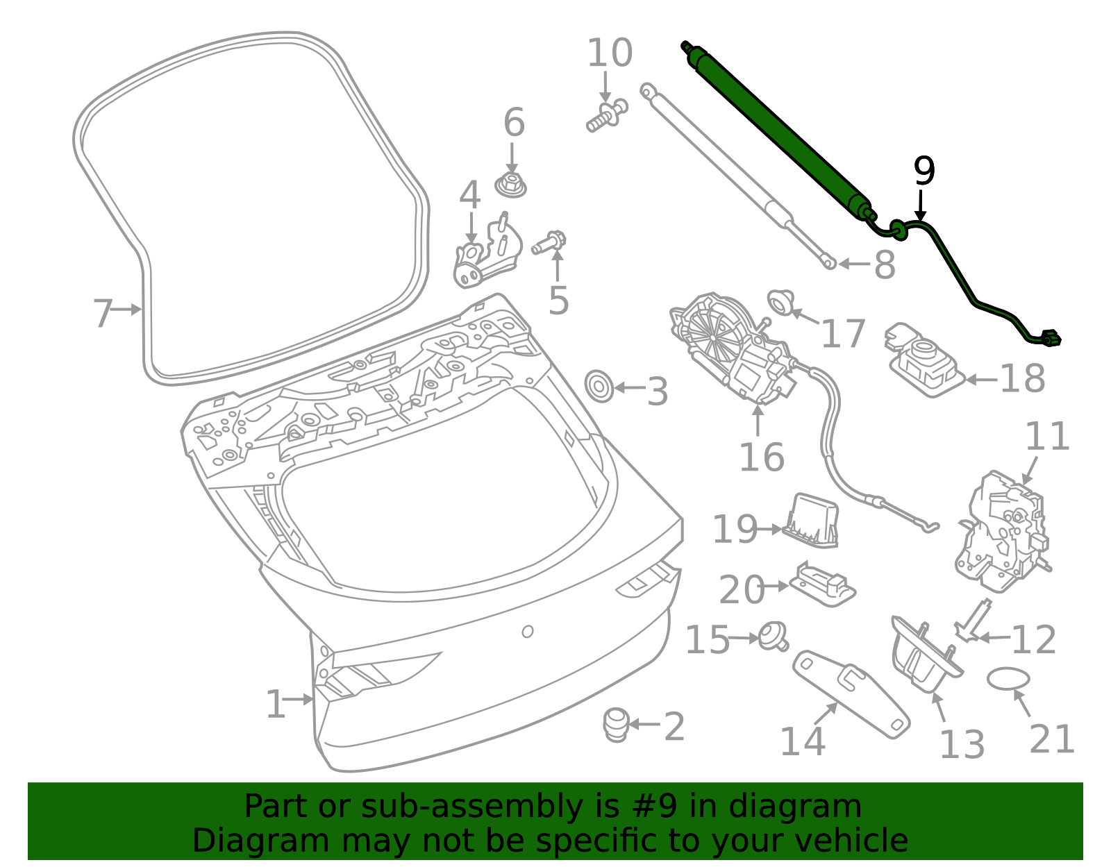 T4K20707 - Support Cylinder 2019-2023 Jaguar I-Pace | Land Leaping ...