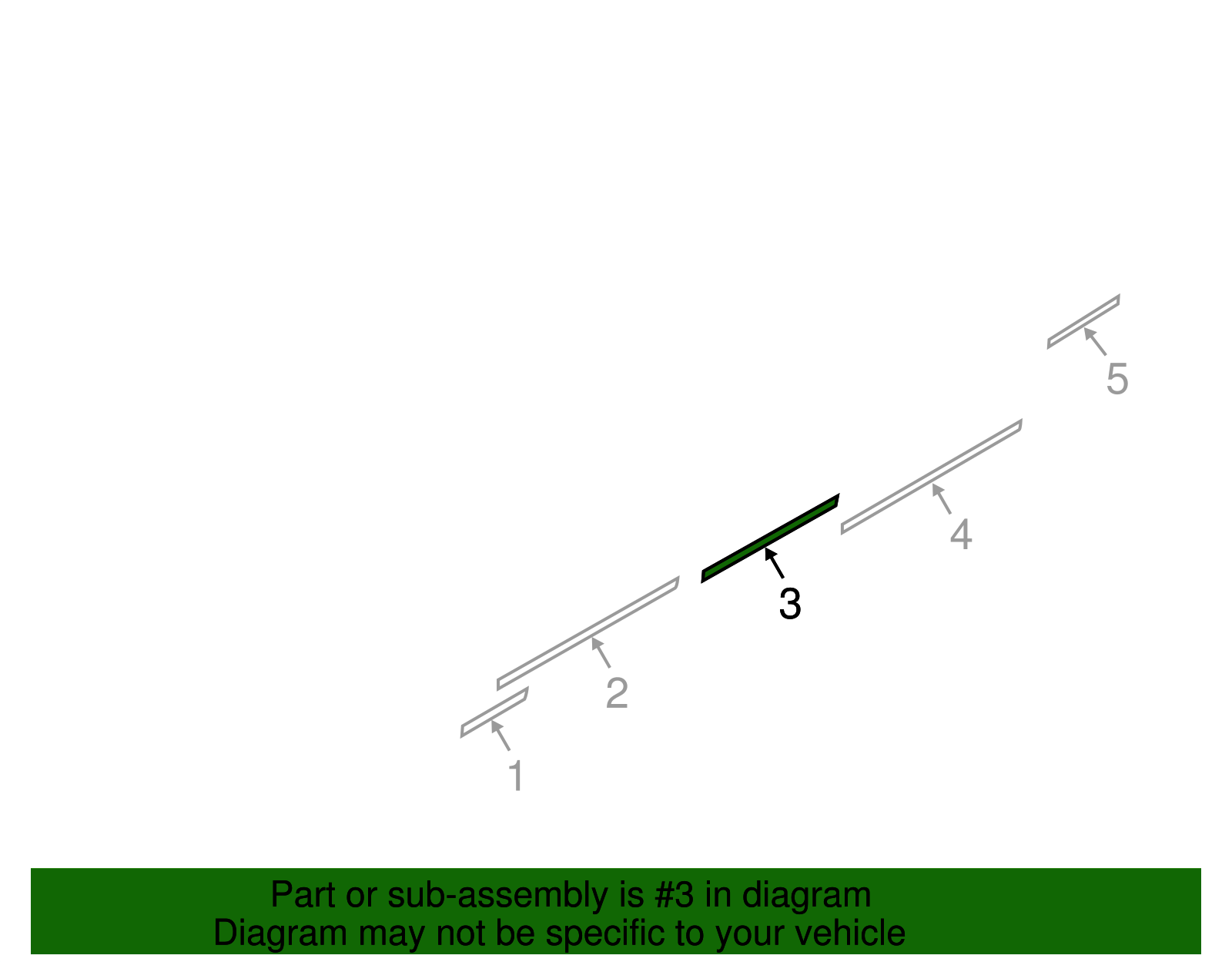 2011-2014 Ford | Stripe Tape | BC3Z-2620000-AA | Walls' Ford Parts