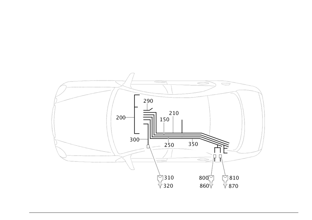 211-540-96-05-64 - Wiring Harness 1994-2011 Mercedes-Benz | Mercedes ...