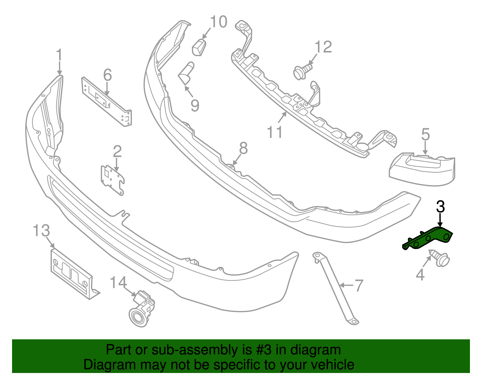 62224-1PA0A - Outer Bracket - 2012-2019 Nissan | World OEM Parts Nissan