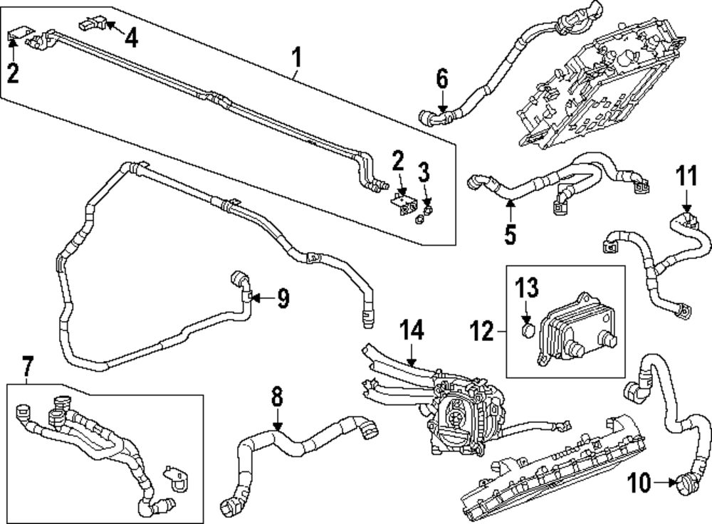 86548932 - 2024-2025 GMC Hummer EV Pickup - Coolant Hose | Partners Chevy