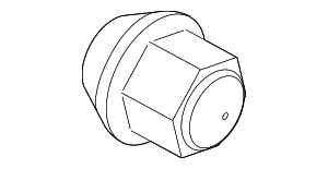 Wheel Lug Nut ACPZ-1012-H | OEM Ford Parts Online