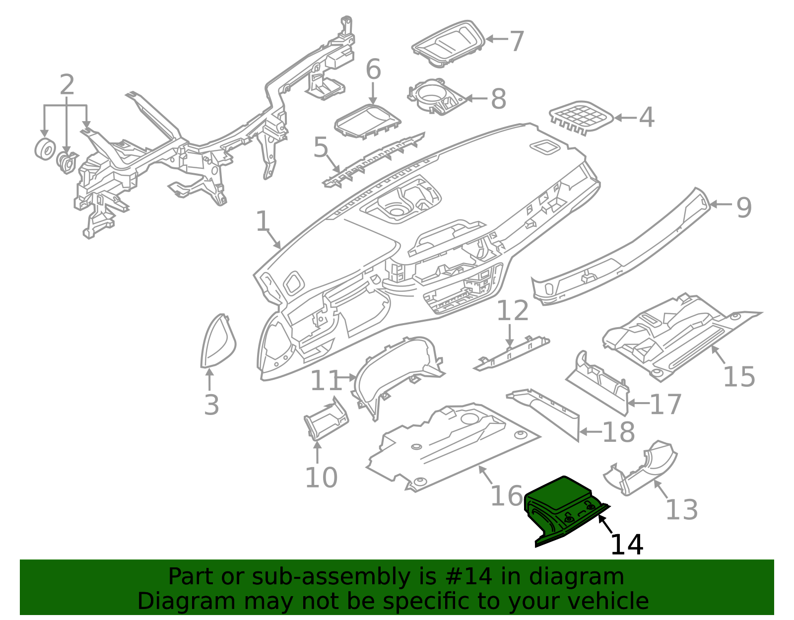 51-45-9-371-808 - High-Quality Storage Tray for 2016-2022 BMW ...