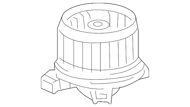 Genuine Toyota HVAC Blower Motor (Lower) part# 87103-0C040 for 2007 ...