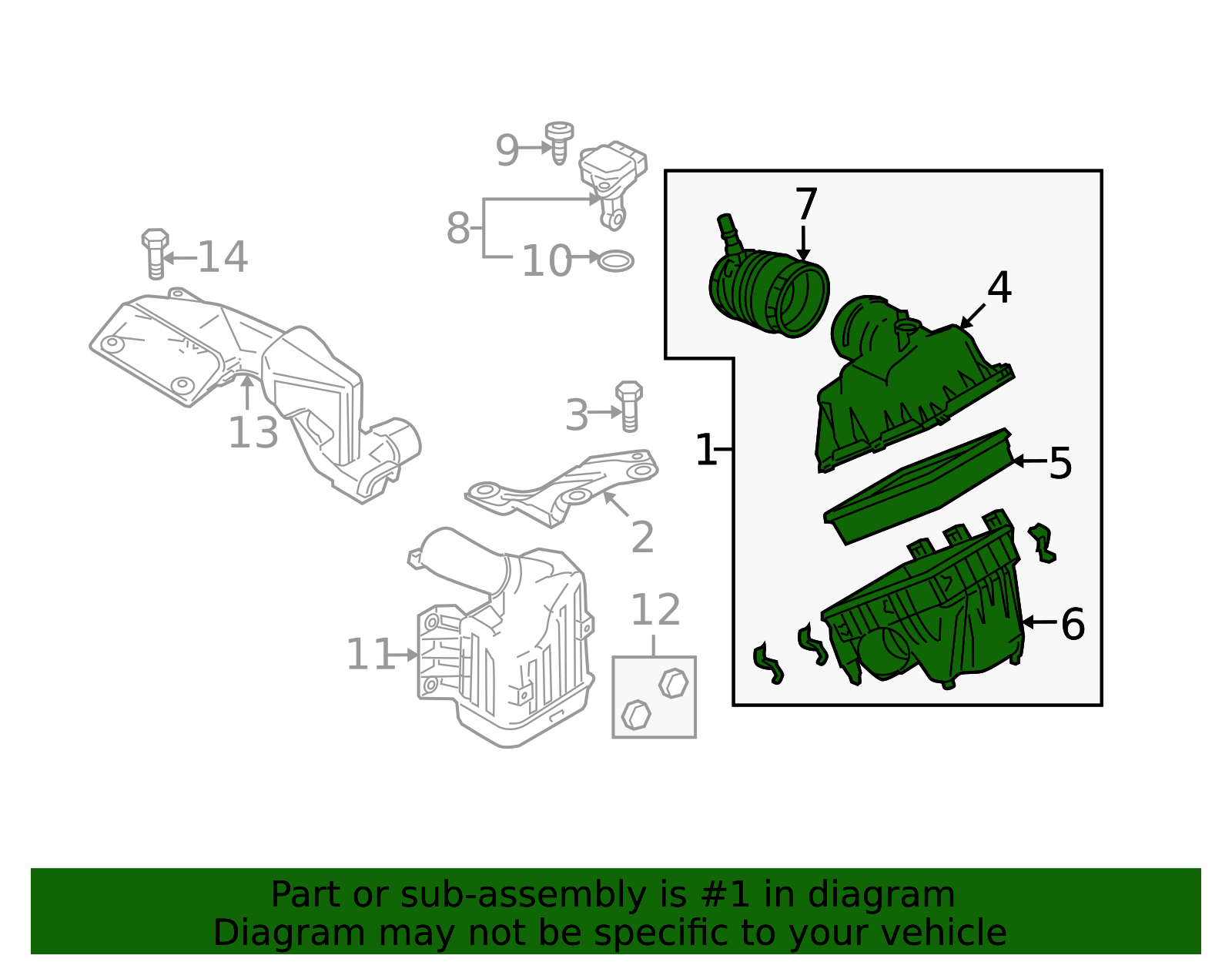 L518-13-300C - High-Quality Air Cleaner Assembly for 2009-2013 Mazda 6 ...