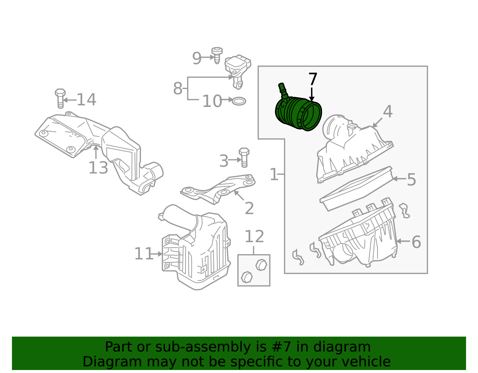 Air Intake Hose - Seamless OEM Engine Airflow L518-13-220A | AutoNation ...
