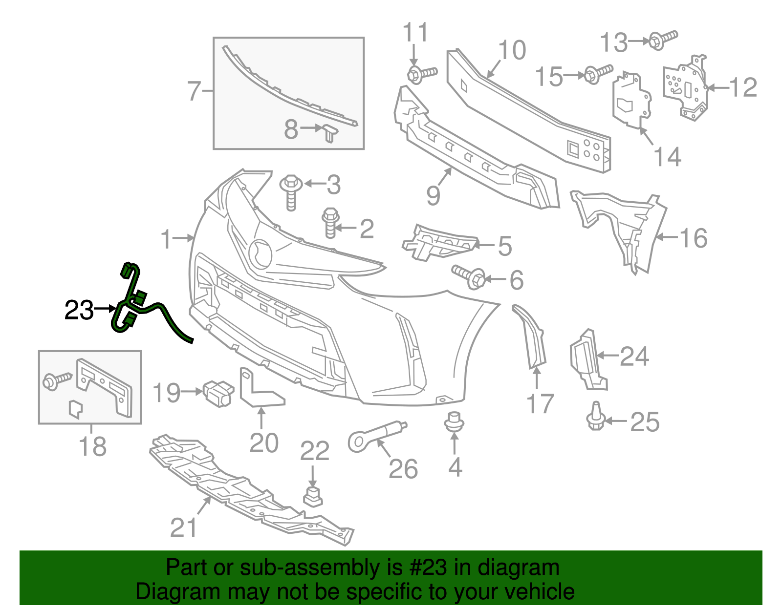 82113-47300 - Wire Harness - 2015-2017 Toyota Prius V | Toyota Parts ...
