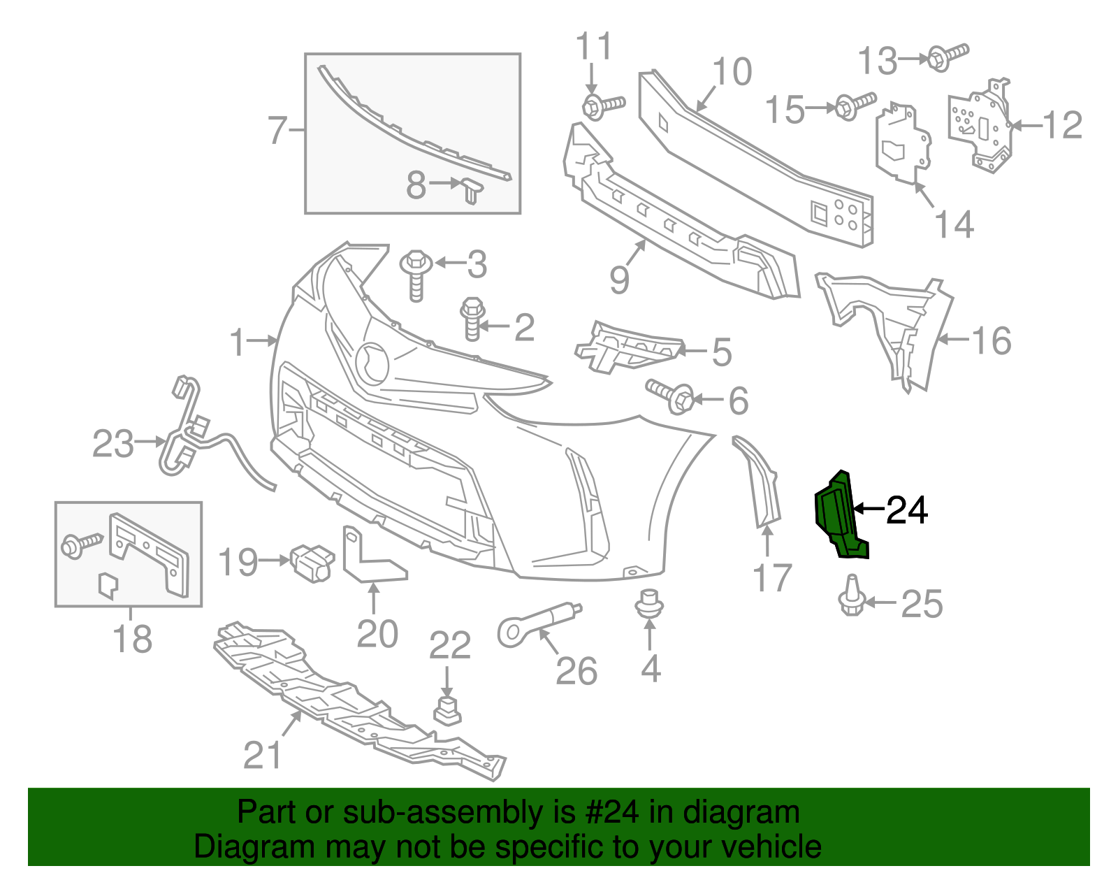 2015-2017 Toyota Prius V 2015-2017 Toyota Prius V - Lamp Cover 81483 ...