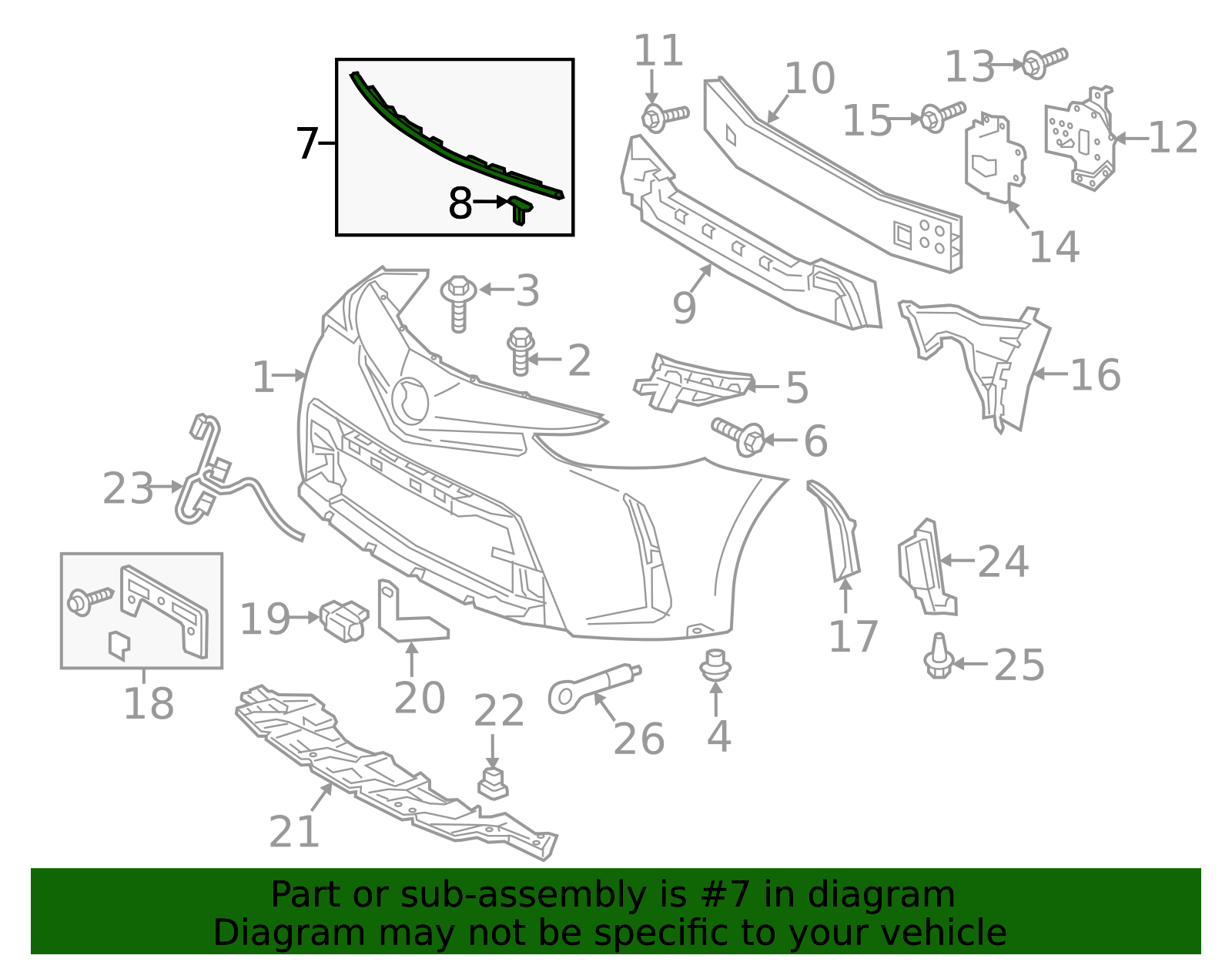 2012-2017 Toyota Prius V Front Seal 53395-47030 | OEM Parts Online