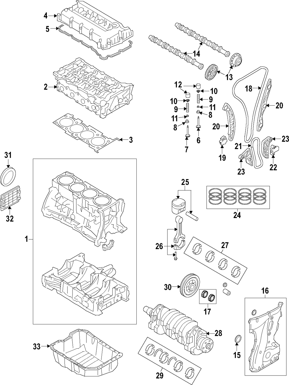 2006-2024 Hyundai Valve Seals 22224-2G000 | OEM Parts Online