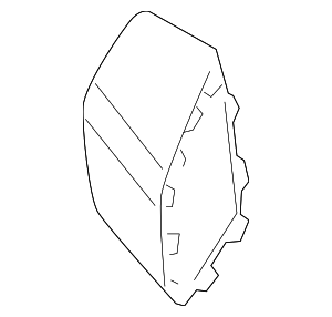 52422-35030 - Corner Pad - 2007-2014 Toyota FJ Cruiser | Nucar Toyota ...