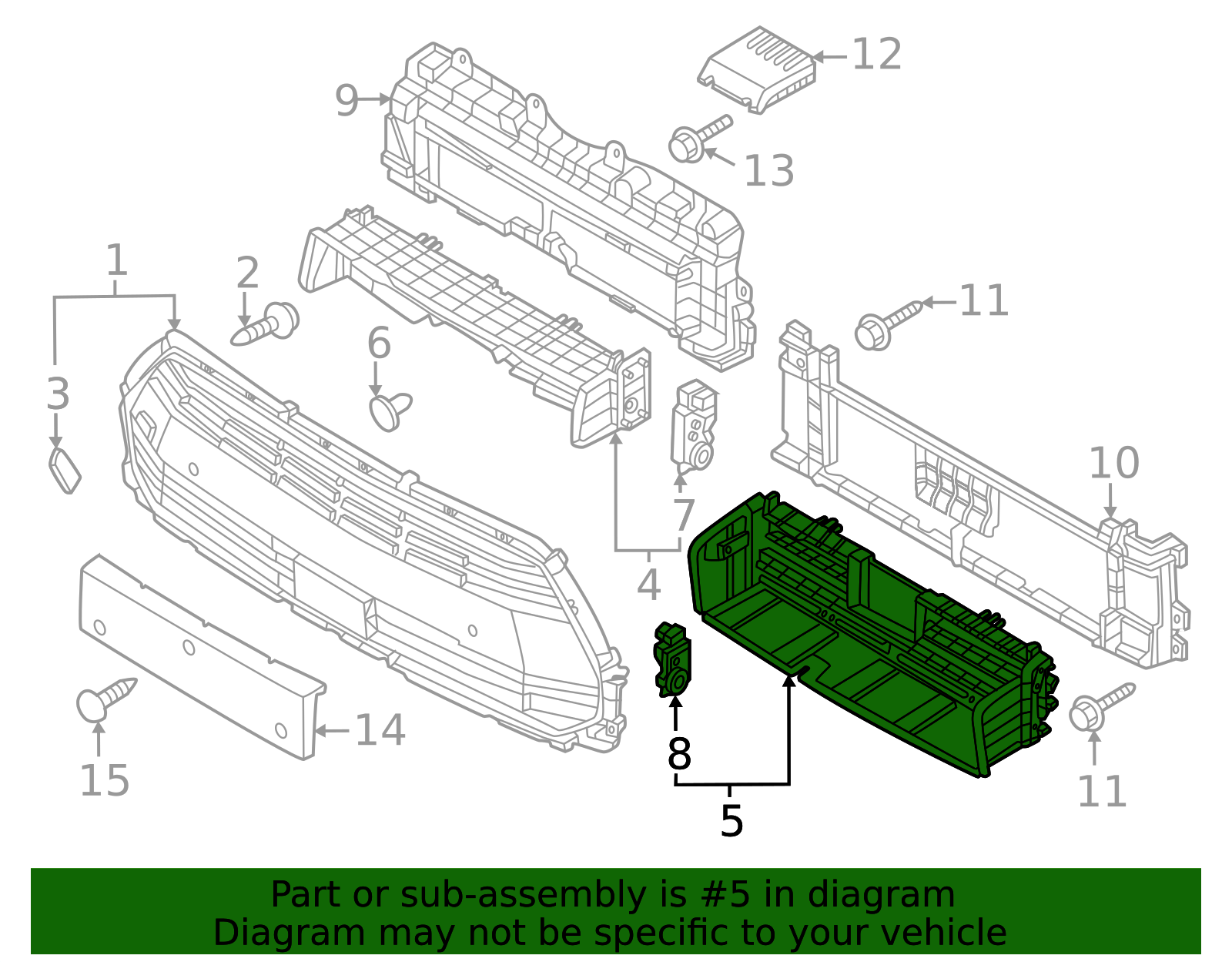 86951-AT300 - Lower Shutter 2023-2025 Kia Niro | Kia.Parts Store