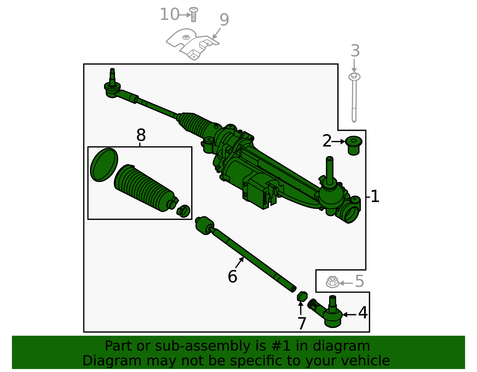 2020-2025 Ford | Gear Rack And Pinion Steerin | LK4Z-3504-J | Walls ...