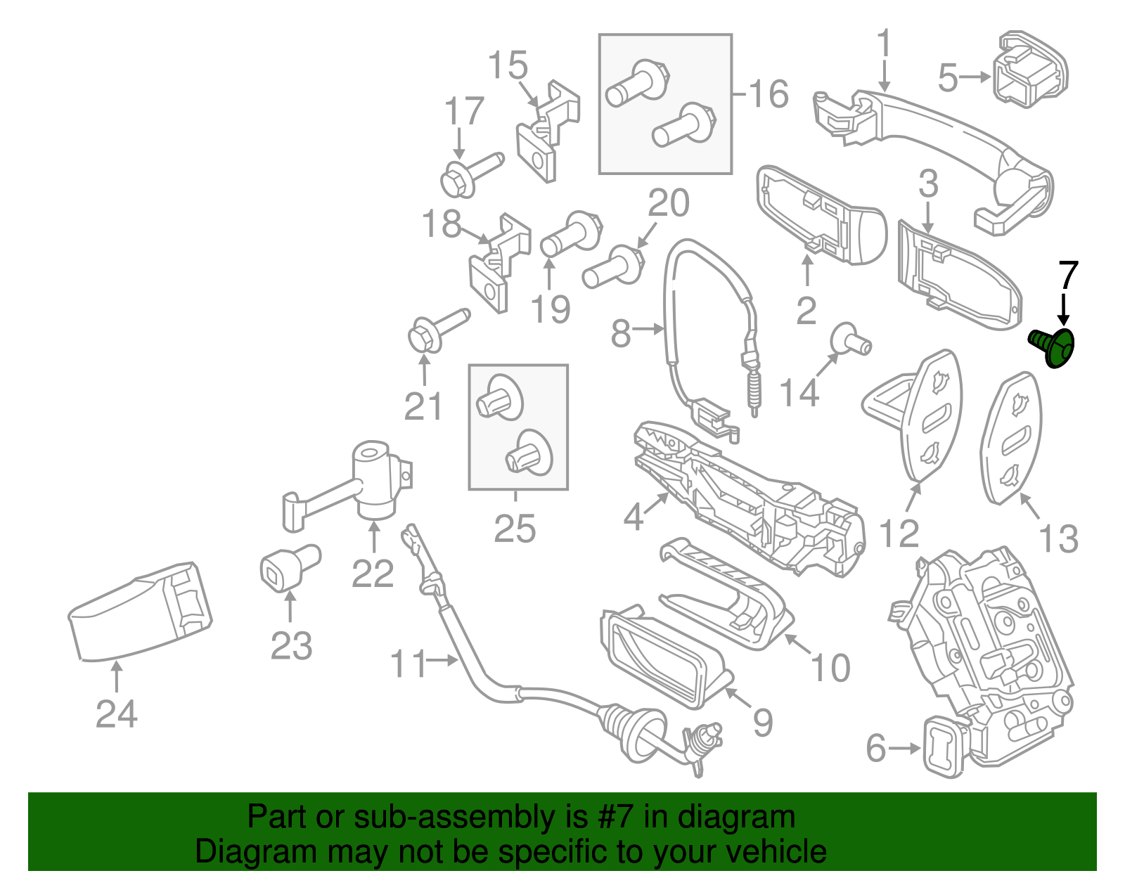 2009-2022 Volkswagen Lock Screw WHT-003-688 | VW Direct Parts
