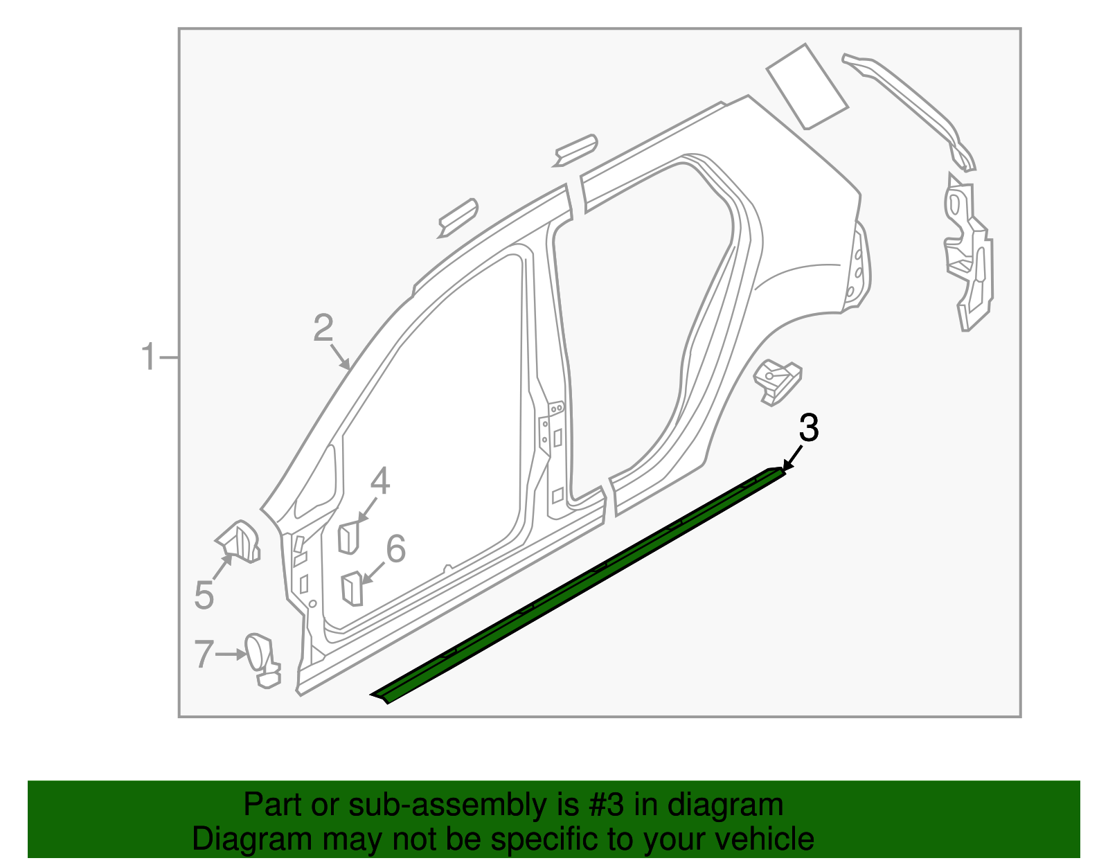 2015-2021 Volkswagen Filler Plate 5G4-809-341 | OEM Parts Online