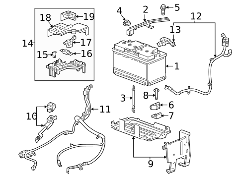 Flasher Units, Fuses, & Circuit Breakers for 2017 Cadillac XT5 ...