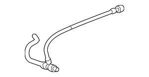 2009-2014 GM Radiator Surge Tank Outlet Hose 25806518 | Capital Chevy Parts