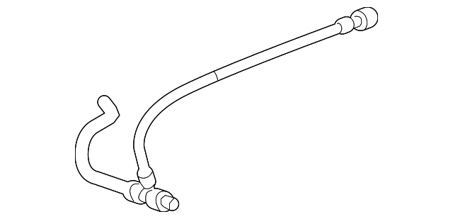 2009-2014 GM Radiator Surge Tank Outlet Hose 25806518 | Auto Parts Express