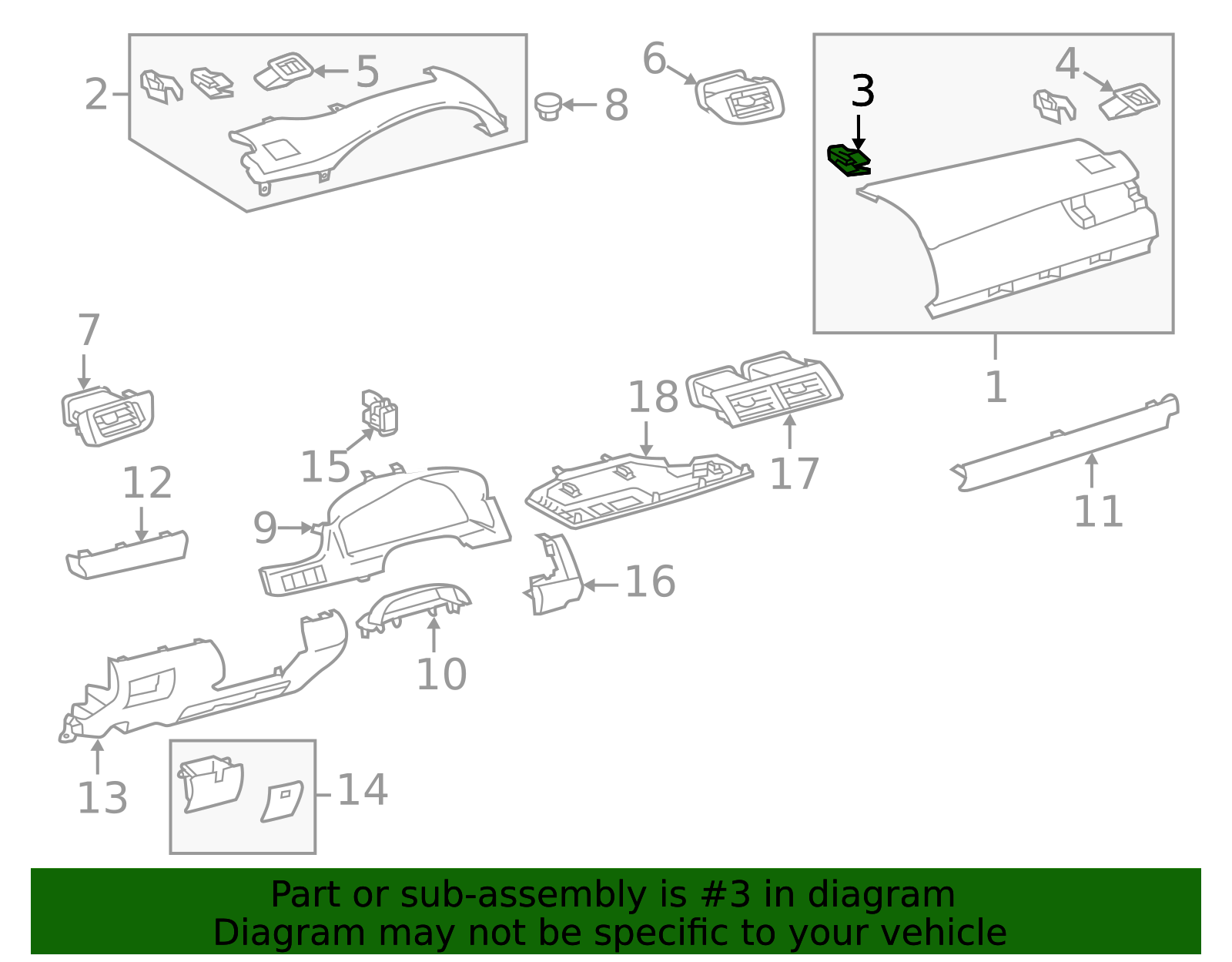 Genuine Official Toyota Instrument Panel Trim Panel Clip part# 90467 ...
