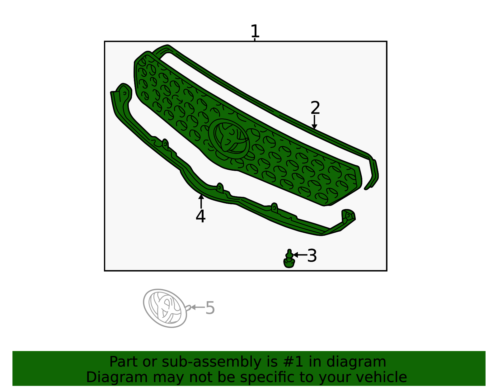 53101-02070 - Toyota Grille Assembly 2003-2004 Toyota Matrix ...