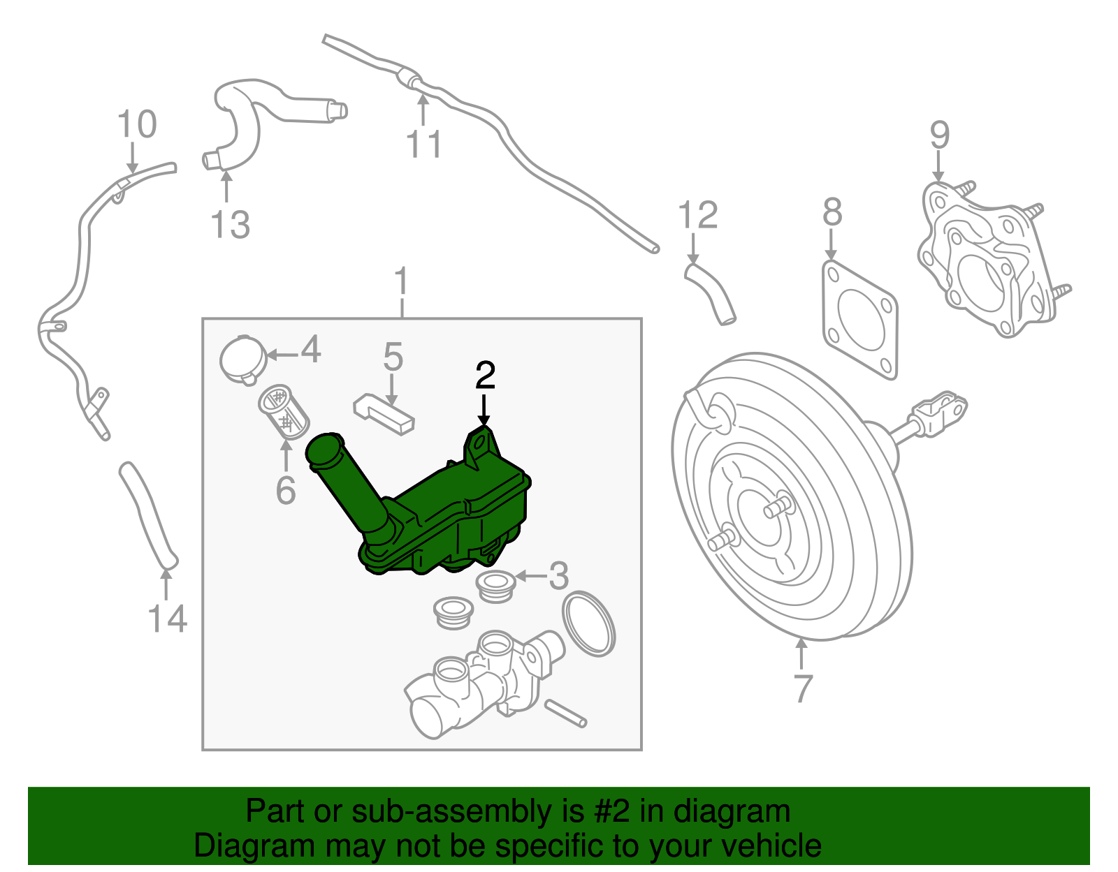 2011-2017 Nissan Juke Master Cylinder Reservoir 46091-1KD0A | Nissan ...