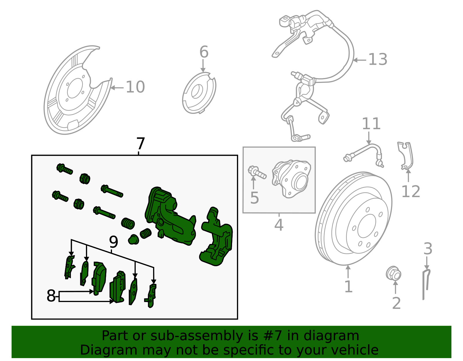 2021-2025 Nissan Rogue Disc Brake Kit D40106RA4A | Nissan Canada