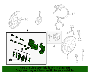 2021-2025 Nissan Rogue Disc Brake Kit D4010-6RA4A | OEM Parts Online