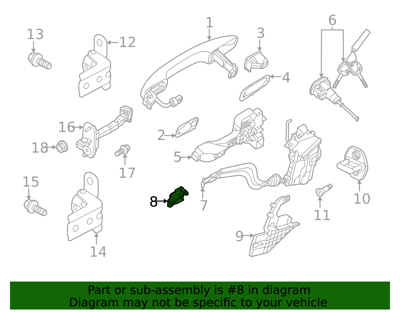 81326-K0000 - Latch Assembly Connector 2020-2025 Kia Soul | Kia.Parts Store