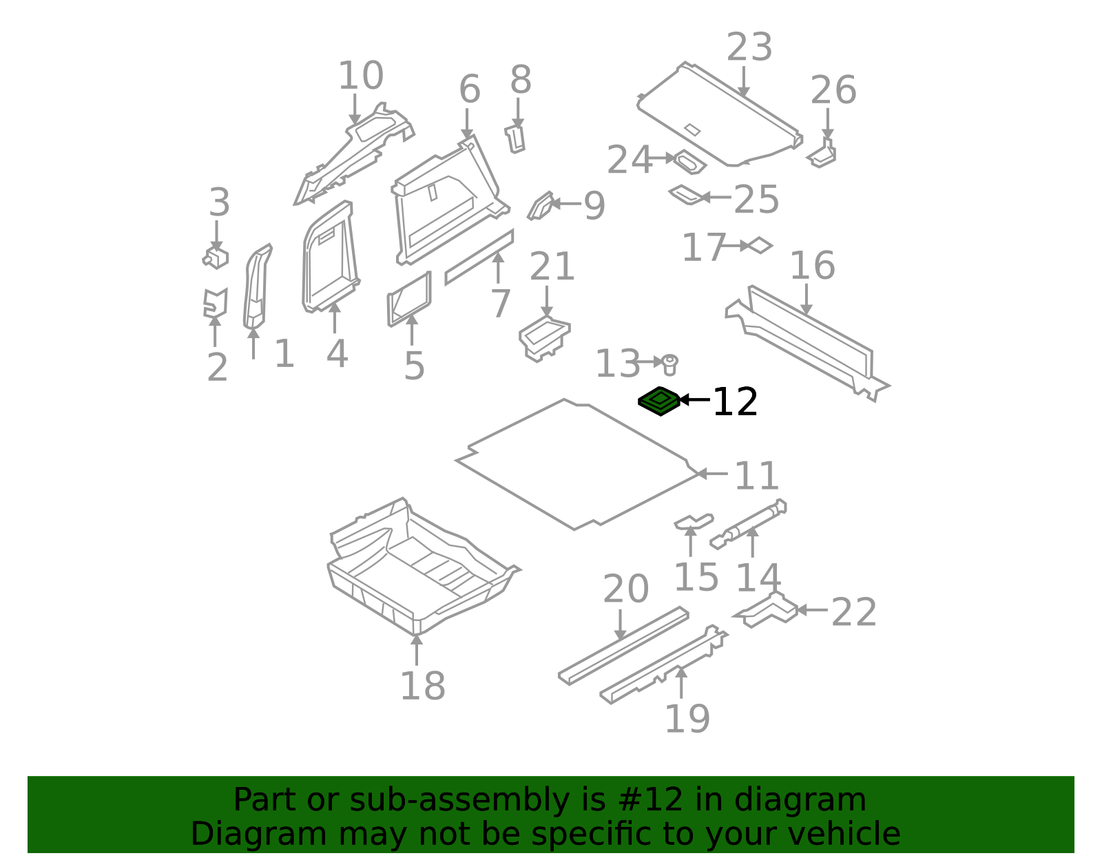 51-47-6-958-162 - Release Handle 2006-2013 BMW | BMW Auto Parts Warehouse