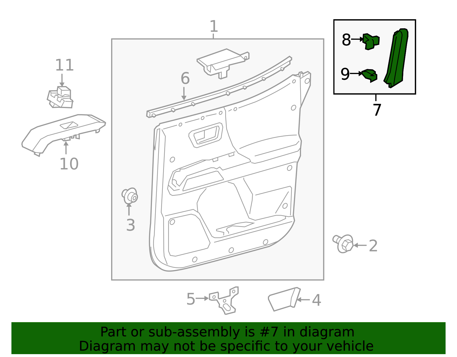 2016-2023 Toyota Tacoma Trim Molding 67673-04020-C0 | Lithia Toyota Parts