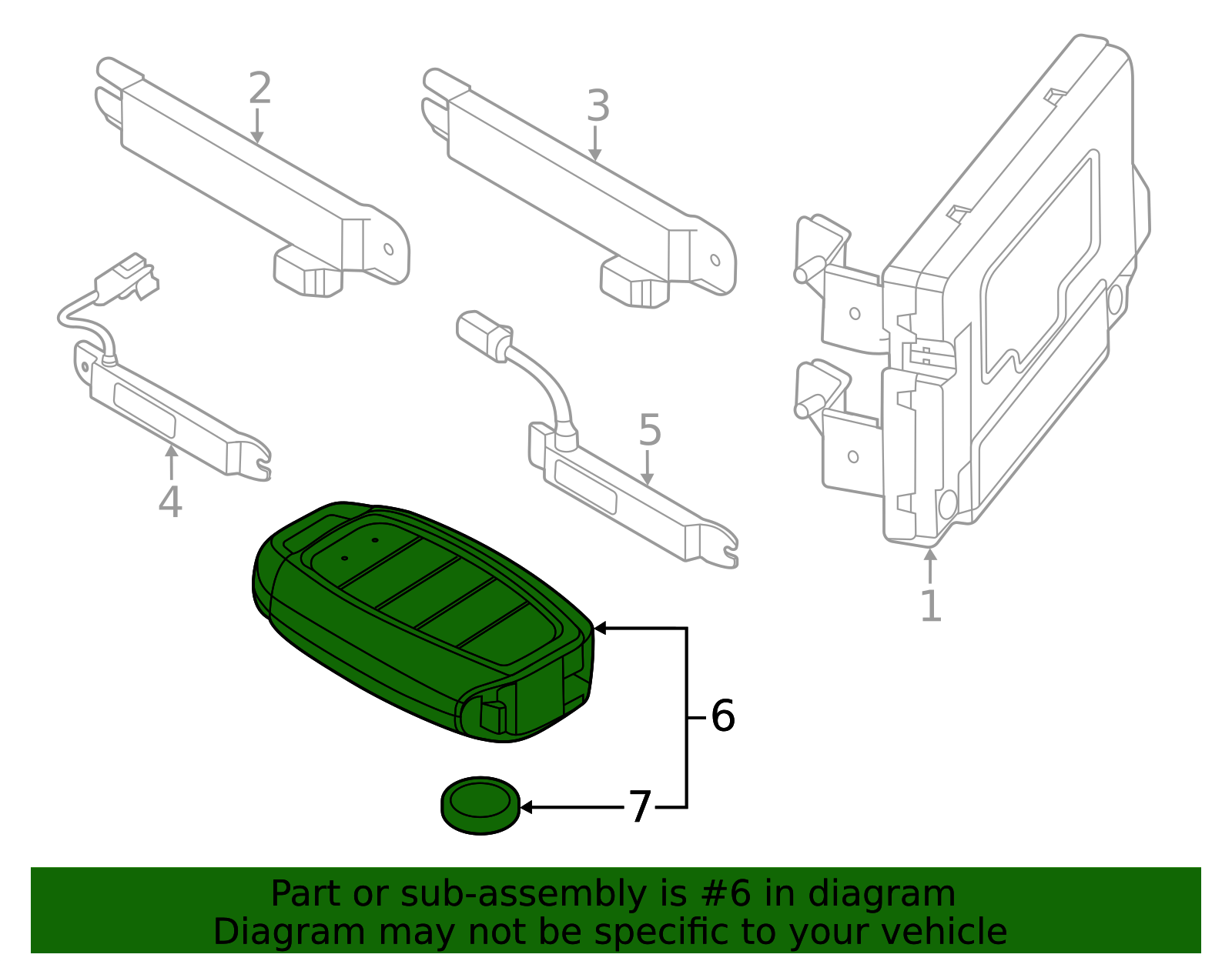 Hyundai Keyless Entry Remote - OEM Wireless Access - Part #95440-S8520 ...